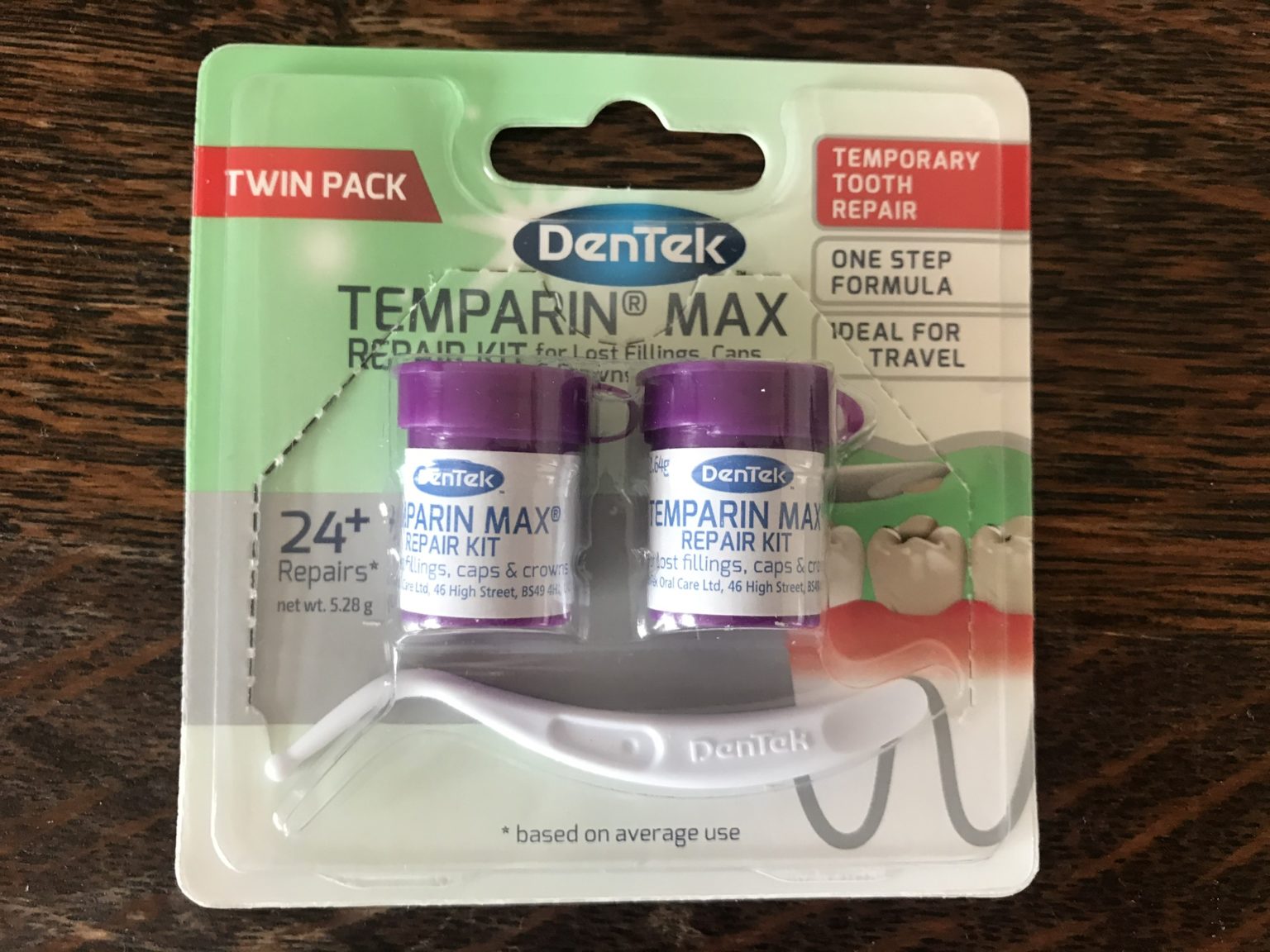 イギリスで詰め物が取れたので、応急処置キットTEMPARIN MAXを使ってみた | Lazybones in the UK